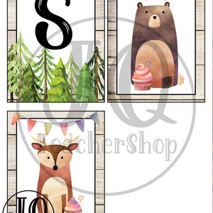 Printable Woodland Class Birthday Display Woodland Theme - Etsy Canada