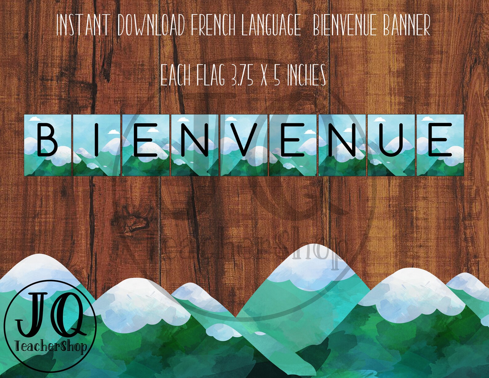Français Bannière imprimable Bienvenue Bannière de rentrée | Etsy