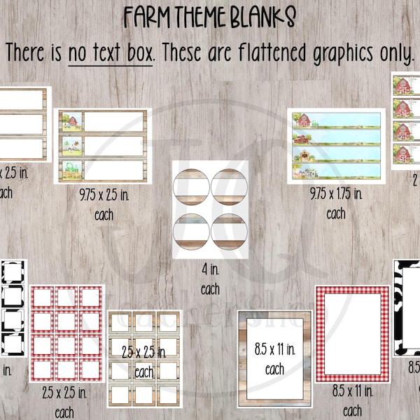 Printable Farm Theme Alphabet, Classroom Decor, Full Page Alphabet ...
