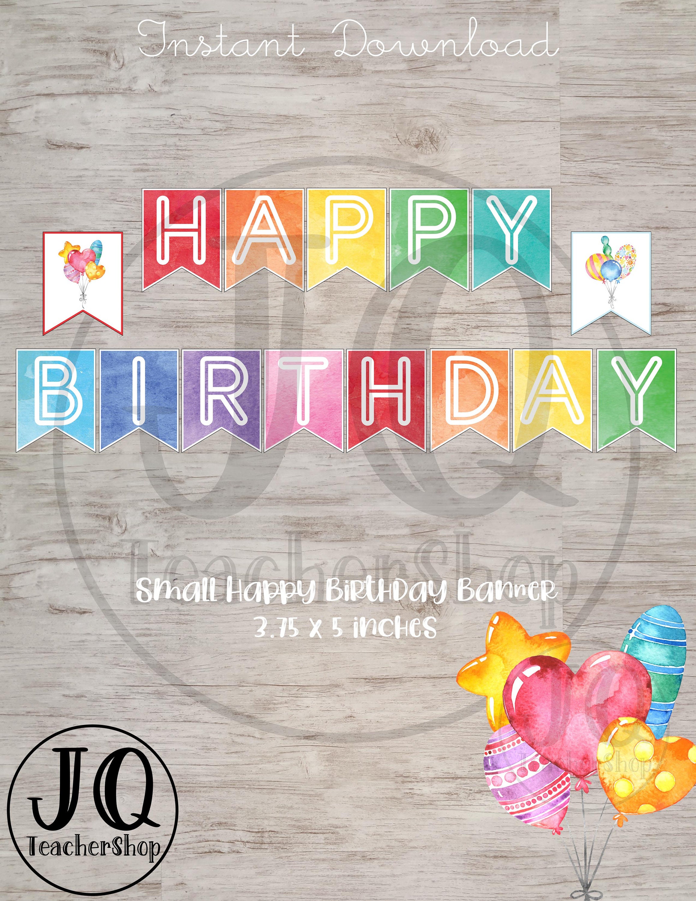 Printable Happy Birthday Banner Back to School Banner Class | Etsy