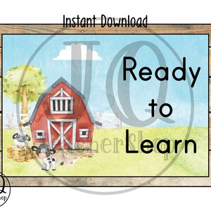 Printable, Farm Theme Behavior Chart, Classroom Behavior Chart ...