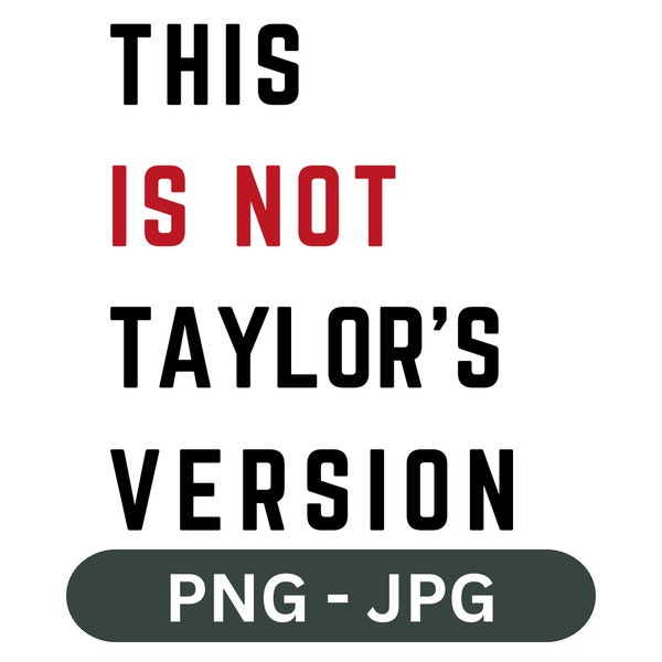 Red Taylors Version Svg - Etsy