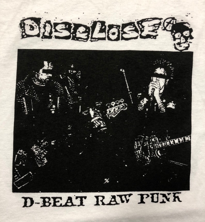 DISCLOSE D-BEAT Raw Punk T-shirt | Screen Printed - Etsy