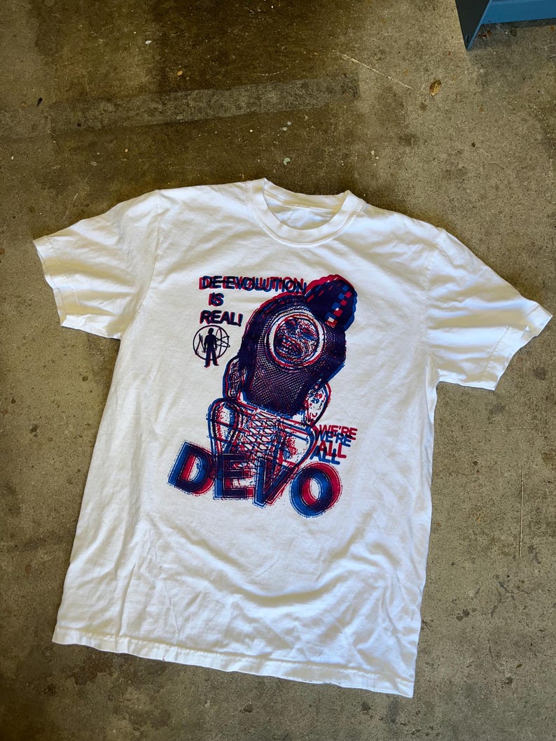 DEVO T-shirt | Screen Printed by Hand | Punk | New Wave - Etsy