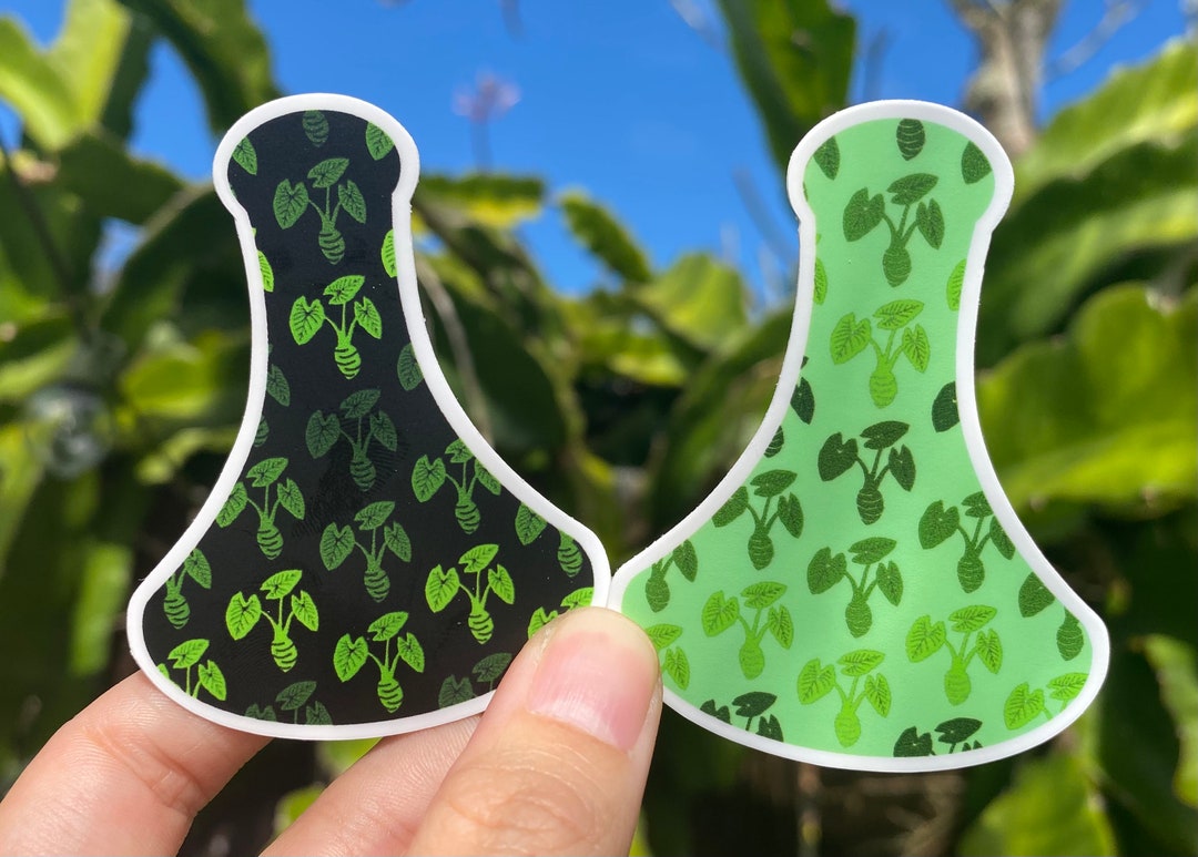 Kalo Pōhaku Sticker Board and Stone Pepili Hawaiian Poi Pounder ...