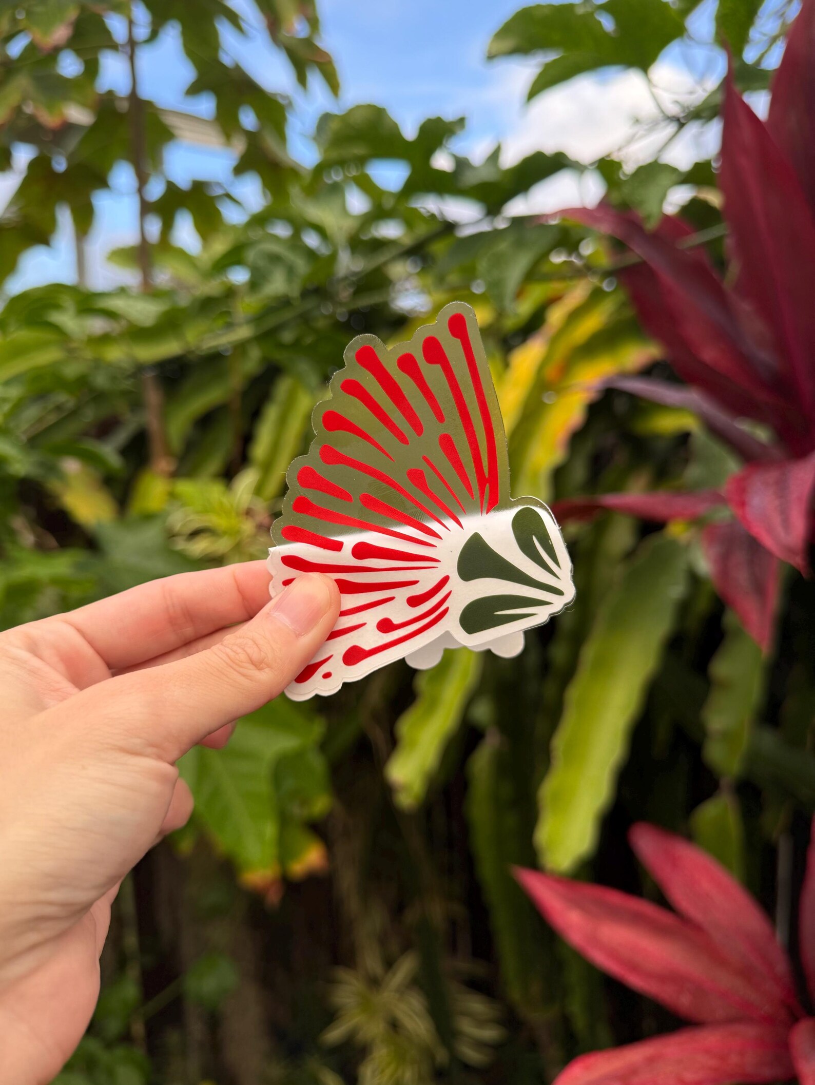 Kuahiwi Sticker Pack | Waterproof Clear Stickers | Iwa Bird Lehua ...