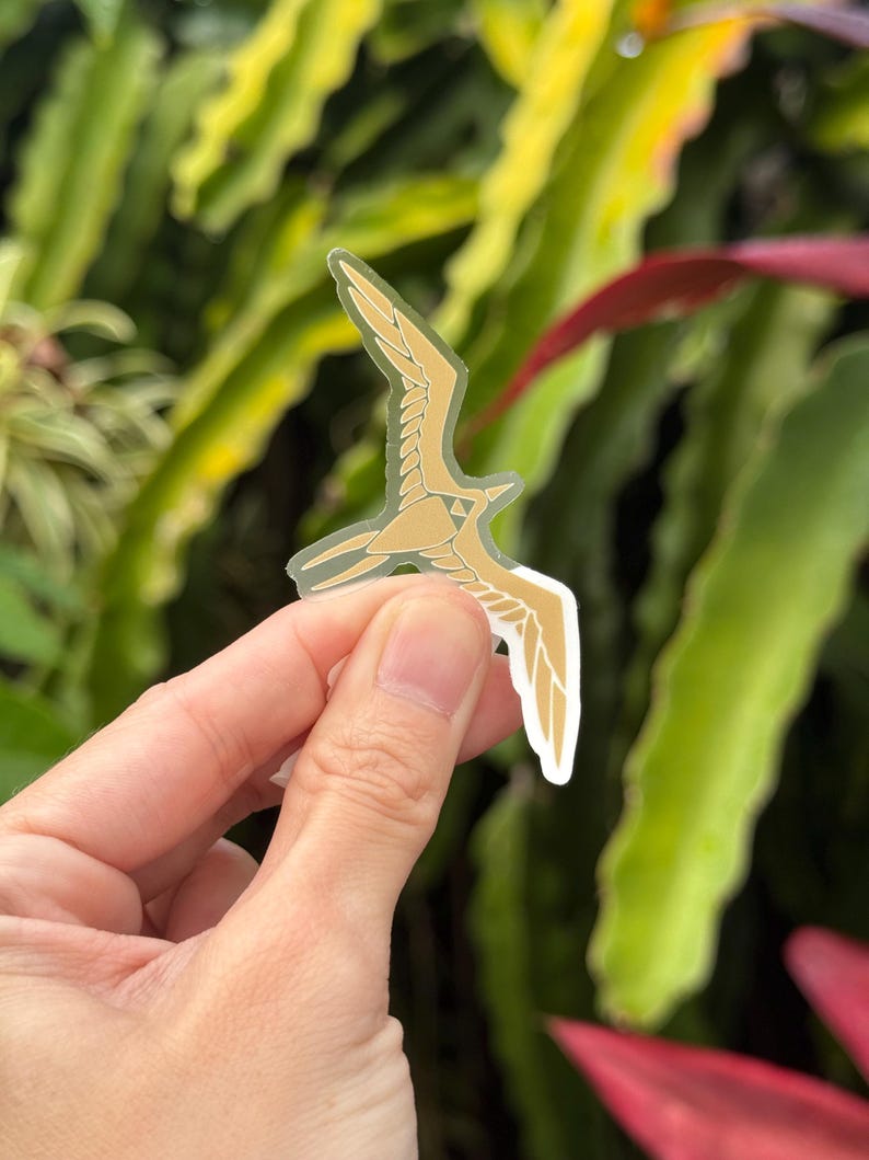Kuahiwi Sticker Pack | Waterproof Clear Stickers | Iwa Bird Lehua ...
