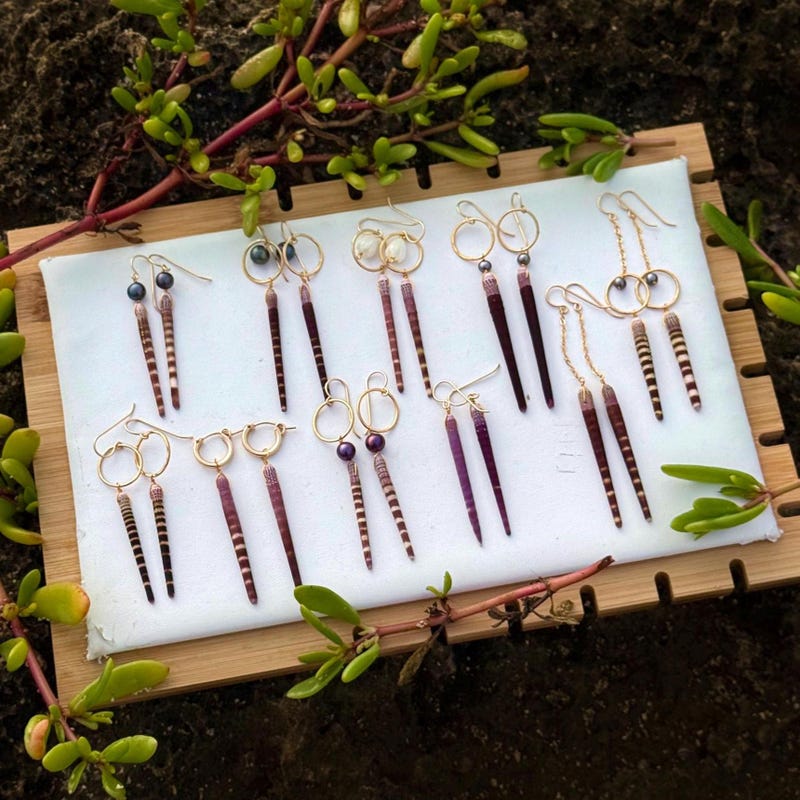 Hawaiian Urchin Earrings - Etsy