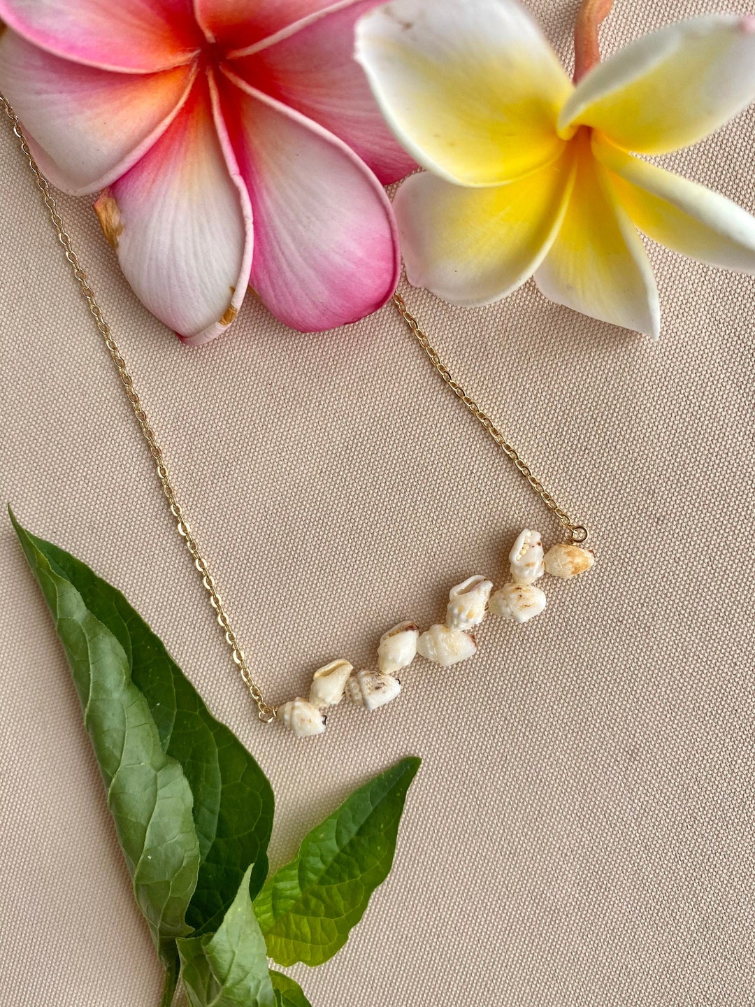 Niihau Momi Shell Necklace | Minimalist Niihau Shell Jewelry | Simple ...