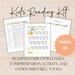 Kids Reading Tracker, Printable Journal Log, Genres, Book Suggestions ...