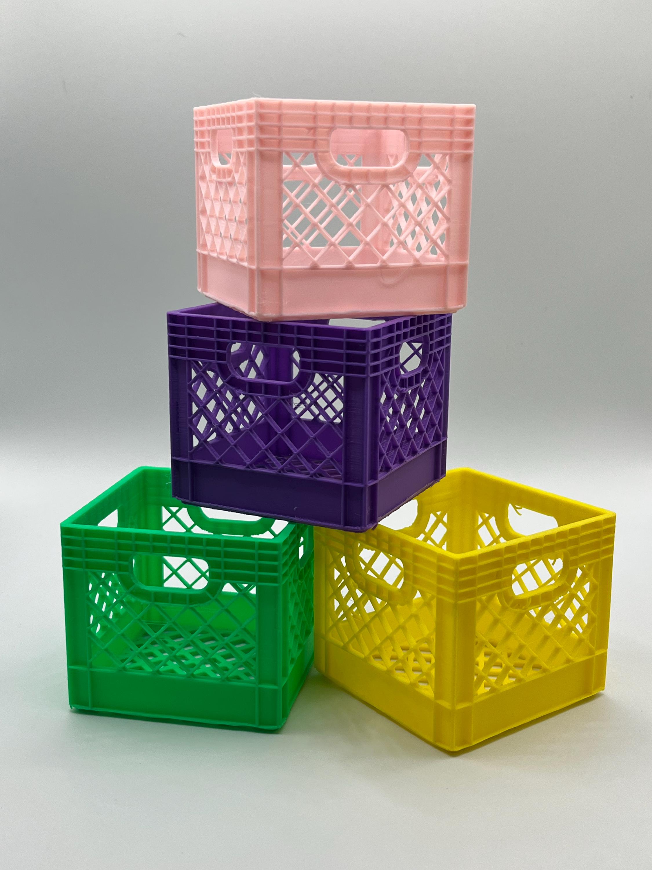 Miniature Milk Crates – Perfect for Organizing Small Items! - Etsy