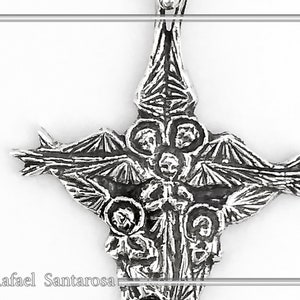 Byzantine 7 Angels Cross Talisman, Angel Guardian, Greek Orthodox ...