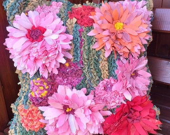 Proggy Mat Small Dolly Mixture Square Cushion Rag Rug Kit | Etsy UK