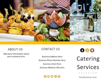 Chef Pamphlet Template - Etsy