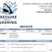Pressure Washing Invoice, Soft Wash Invoice, Power Wash Invoice ...