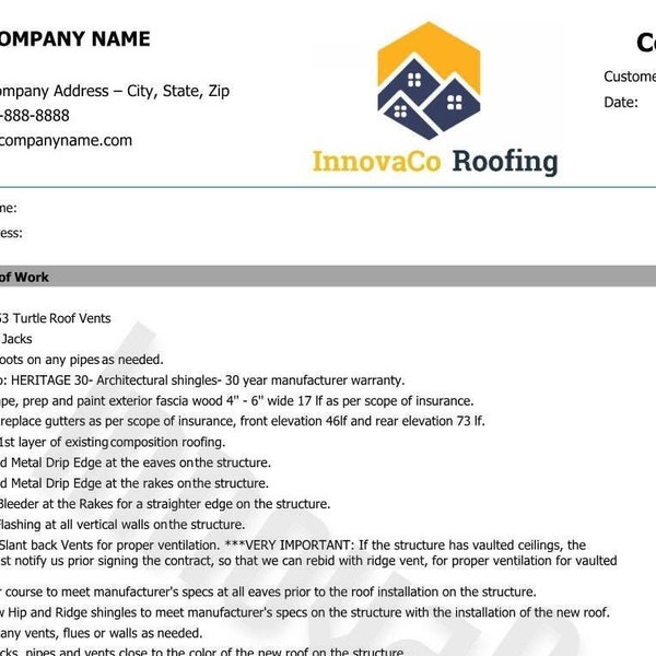 Printable Demolition Estimate Template for Excel and Google Sheets ...