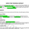 Editable Tree Stump Removal Contract, Tree Stump Removal Contract ...