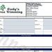 Tree Trimming Quote Template, Tree Care Estimate Template, Tree ...