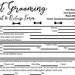 Pet Grooming Consent and Release Form, Pet Grooming, Dog Grooming ...