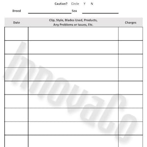 Pet Grooming Consent and Release Form, Pet Grooming, Dog Grooming ...