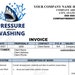 Pressure Washing Invoice, Soft Wash Invoice, Power Wash Invoice ...
