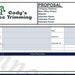 Tree Trimming Quote Template, Tree Care Estimate Template, Tree ...