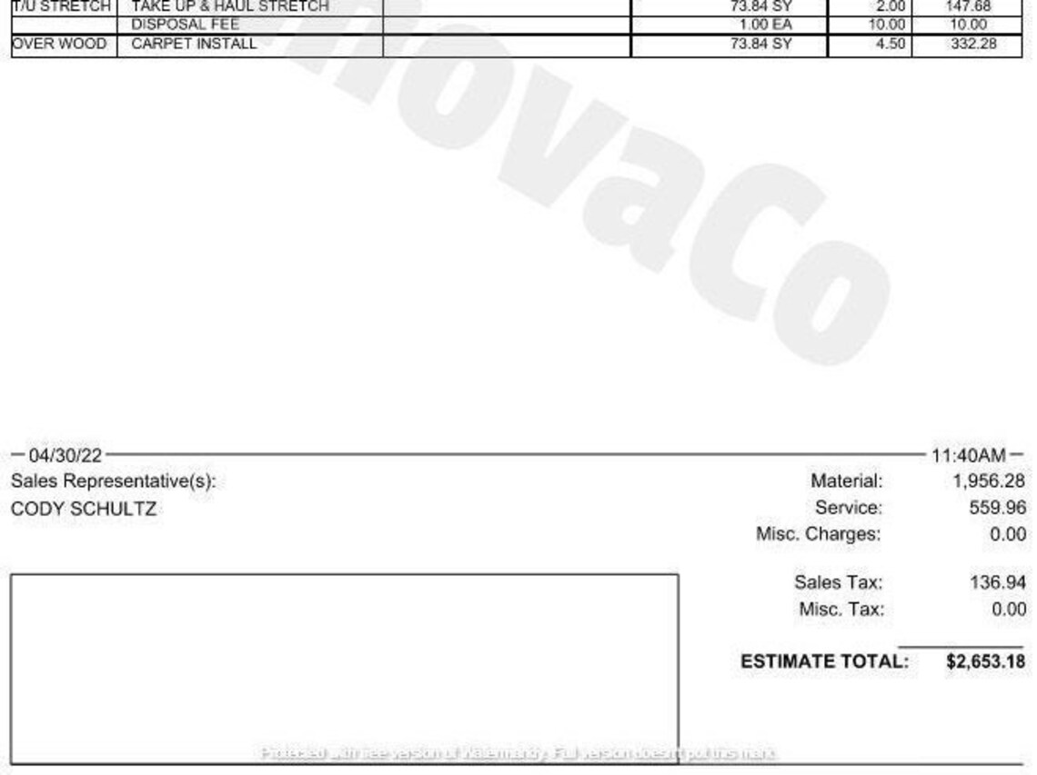 Contractor Quote Template, Quote Form, Handyman Quote Form, Quote ...