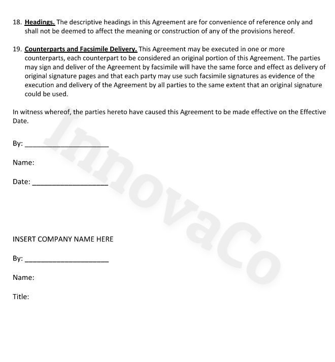 Contract Template, Contractor Agreement, Virtual, Employee ...