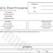 Electrical Estimate Template, Electrical Quote Form, Electrical Bid ...