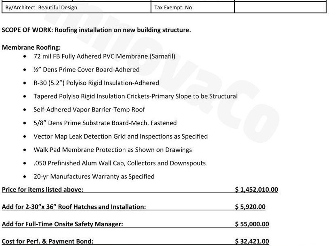 Roofing Proposal Template, Roofing Quote, Gutter Quote, Residential ...