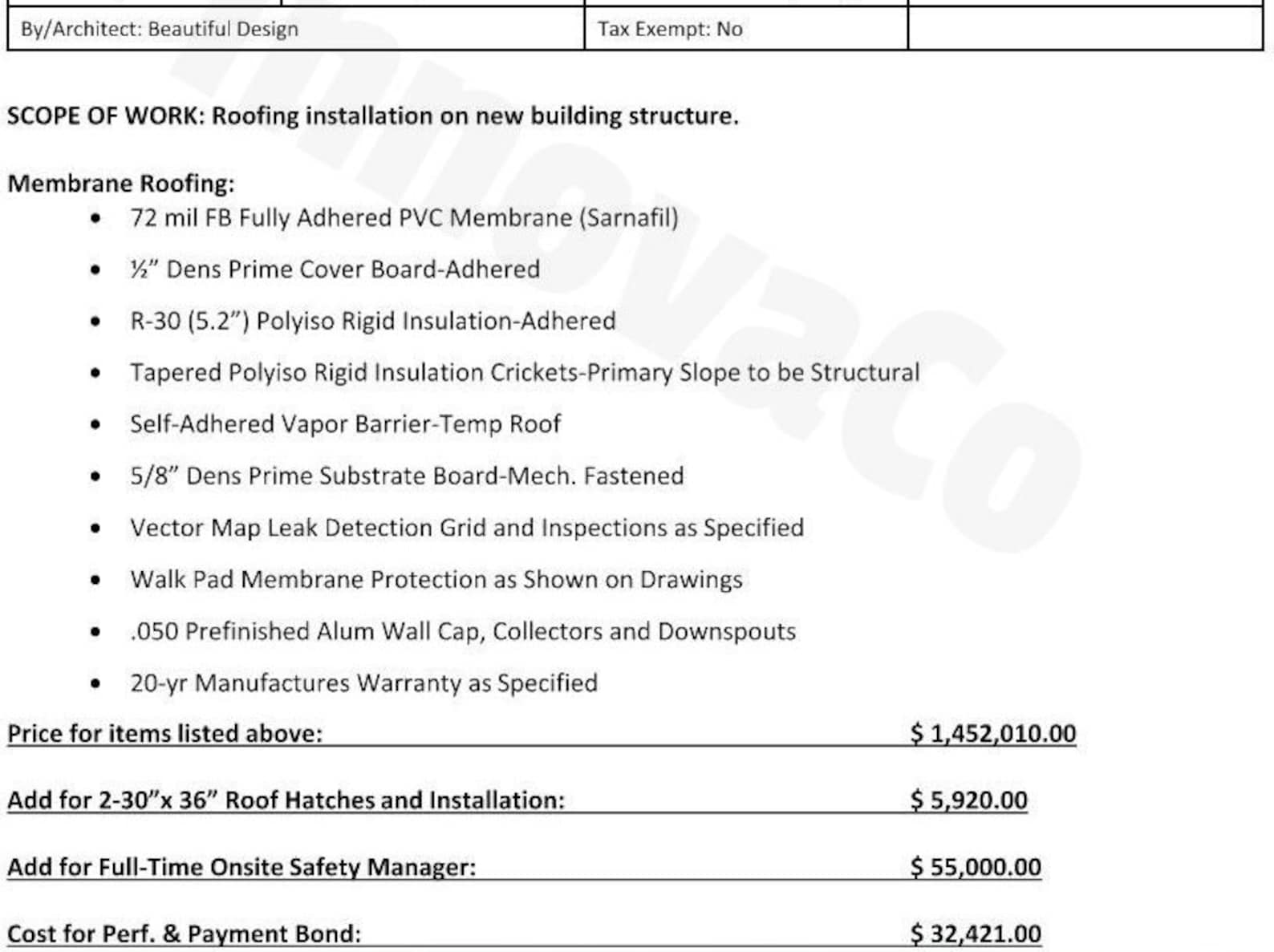 Roofing Proposal Template, Roofing Quote, Gutter Quote, Residential ...