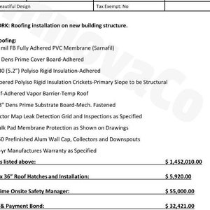 Roofing Proposal Template, Roofing Quote, Gutter Quote, Residential ...