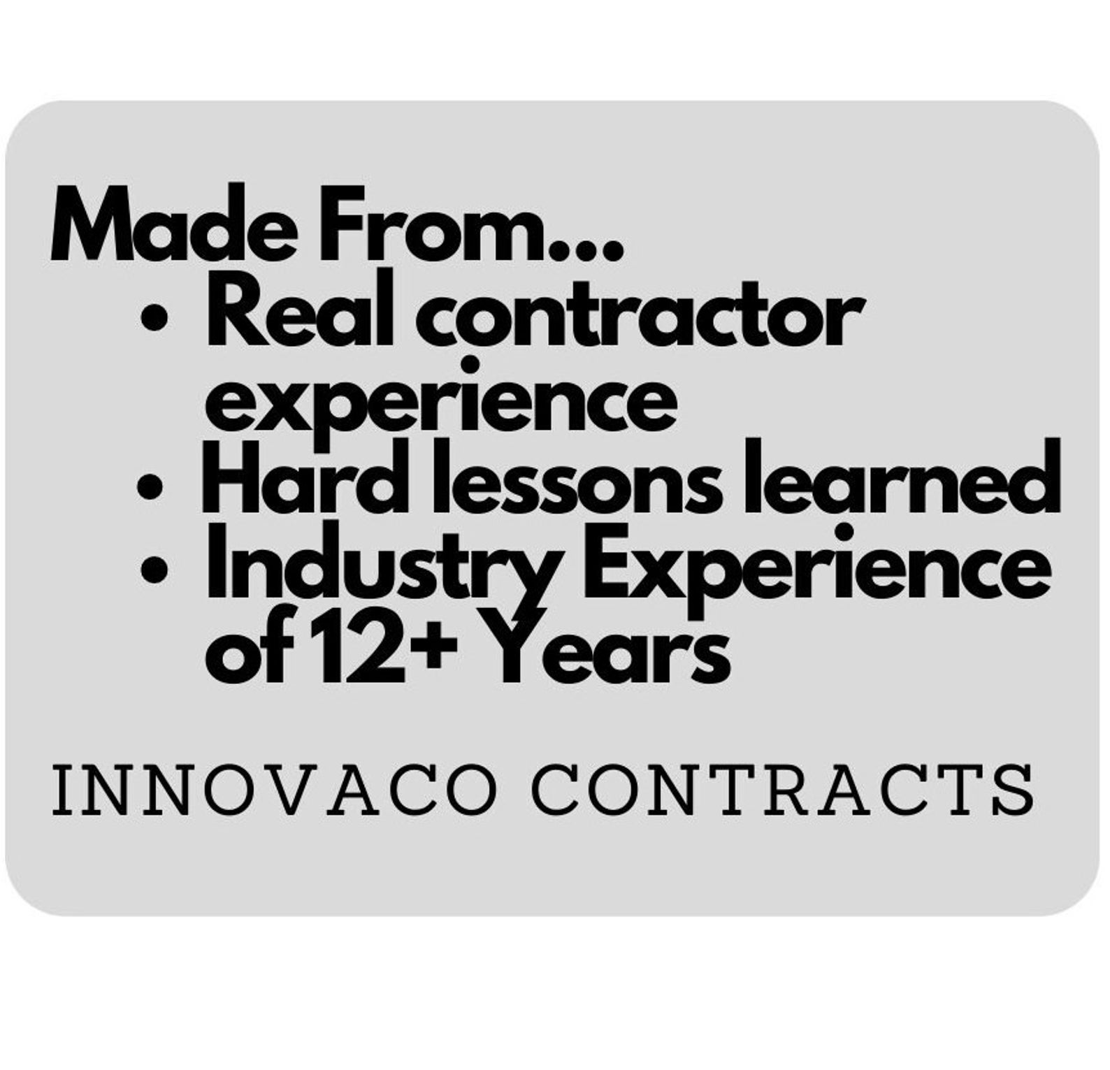 Construction Contract Template | Construction Business Contract ...