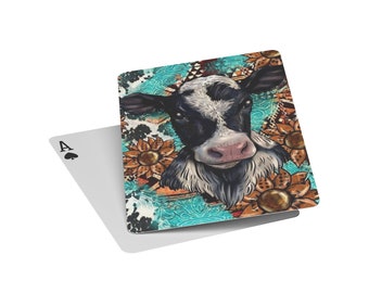 Cow Playing Cards - Etsy