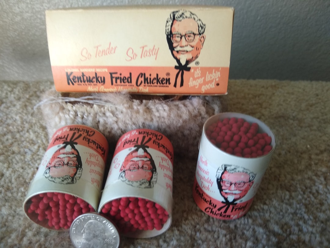 Very Rare Vintage (KFC) Kentucky Fried Chicken Bucket of Matches - Etsy