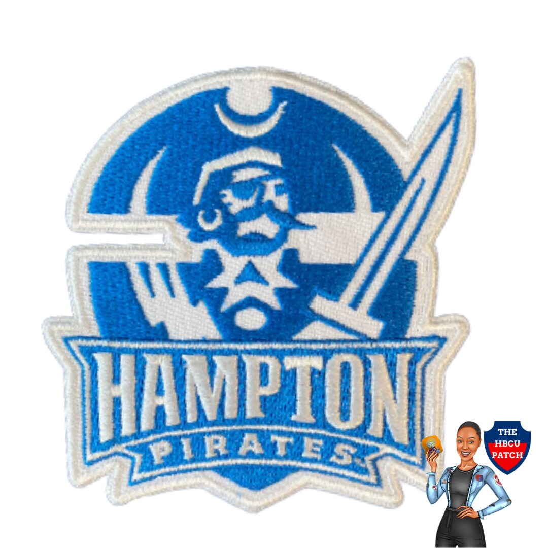 Hampton University Pirate HBCU Patch - Etsy
