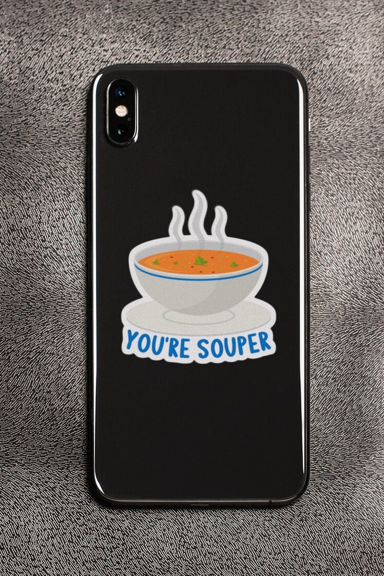 You're Souper Sticker Funny Vinyl Stickers Bowl of - Etsy