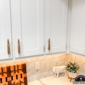 50 Caliber Bullet Cabinet Pull, Drawer Handle, Man Cave Accessory ...