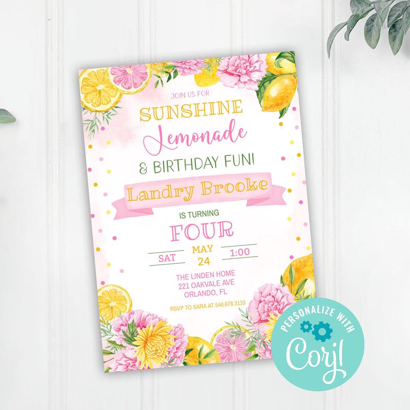 Sunshine Lemonade - Etsy