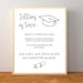Letters of Love for the Graduate Sign, Graduation Party Decorations ...