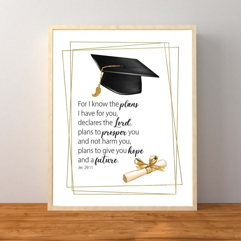 Bible Verse Grad Cap - Etsy