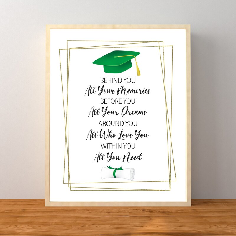 Graduation Quote Art - Etsy