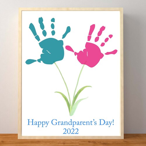 Grandparents Day Craft Grandparents Printable Handprint - Etsy