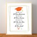 Graduation Print, Graduation Gift, Inspirational Quote, Graduation ...