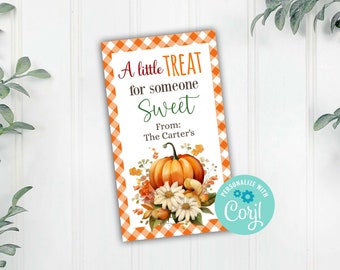 Fall Favor Tags, Autumn Gift Tags, Autumn Favor Tags, Fall Treat Bags ...