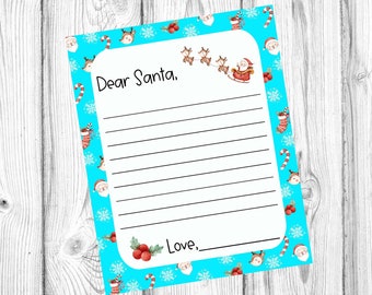 Fill in Santa Letter - Etsy