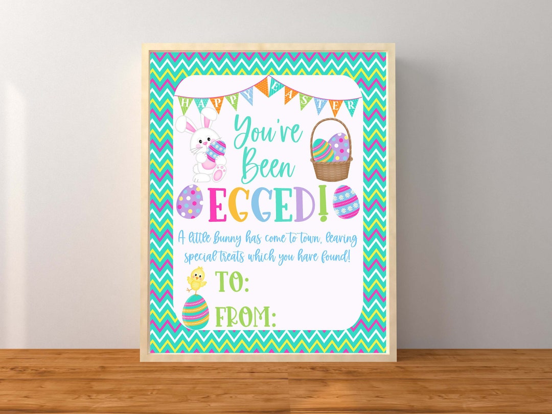 You've Been Egged Game, You've Been Egg'd, Easter Game, Easter ...