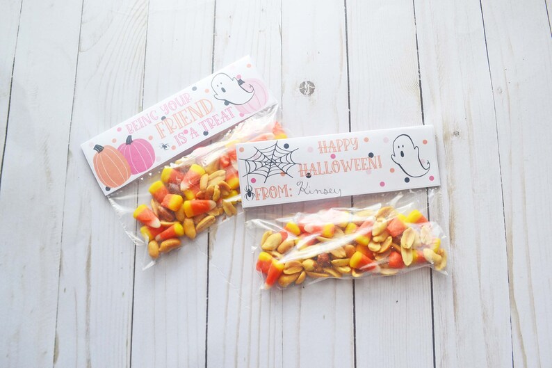 Halloween Treat Bag Toppers Printable Halloween Treat | Etsy