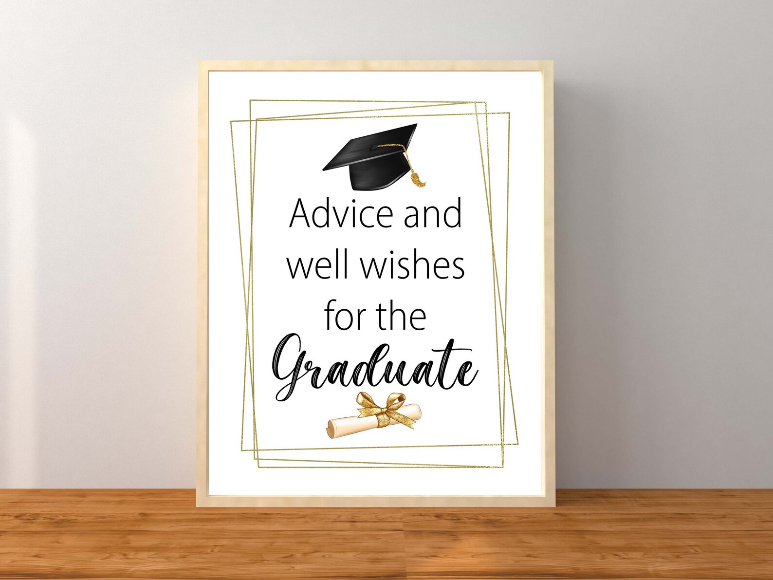 Advice and Well Wishes for the Graduate Graduation Party - Etsy