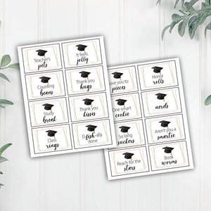 Graduation Candy Bar Sign and Tags, Graduation a Sweet Ending to a New ...
